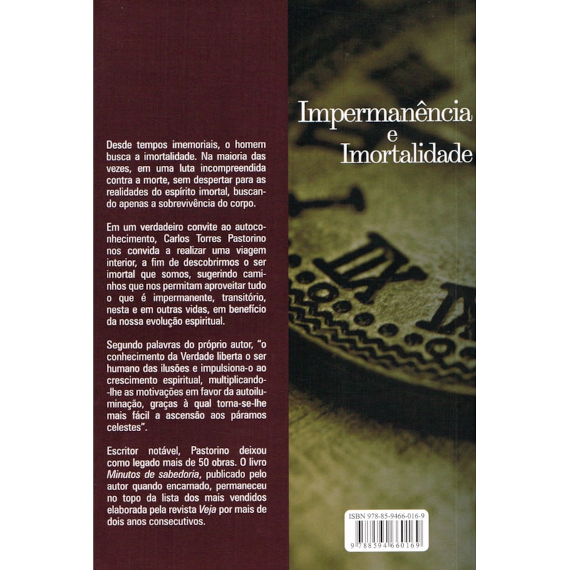 Impermanência e Imortalidade - Boa Nova