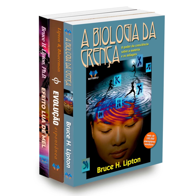 Kit Biologia Da Crença, 3 livros - Bruce H. Lipton - Boa Nova Kit Biologia Da Crença, 3 livros - Bruce H. Lipton - Boa Nova