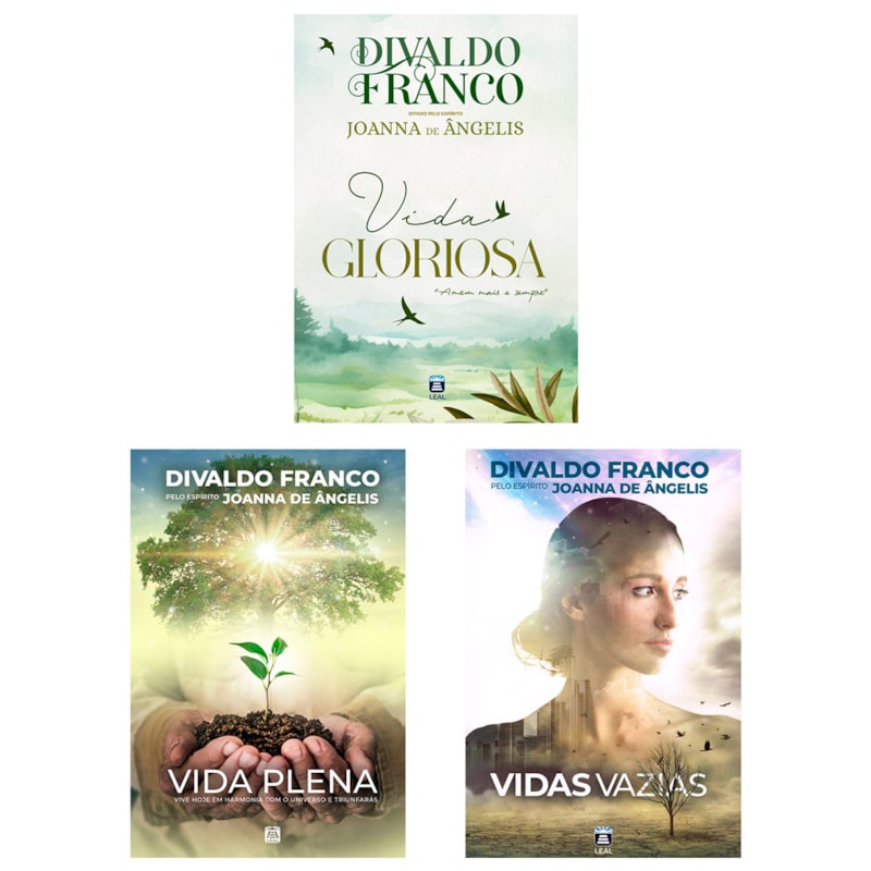 Kit Vida Plena + Vidas Vazias + Vida Gloriosa - Boa Nova